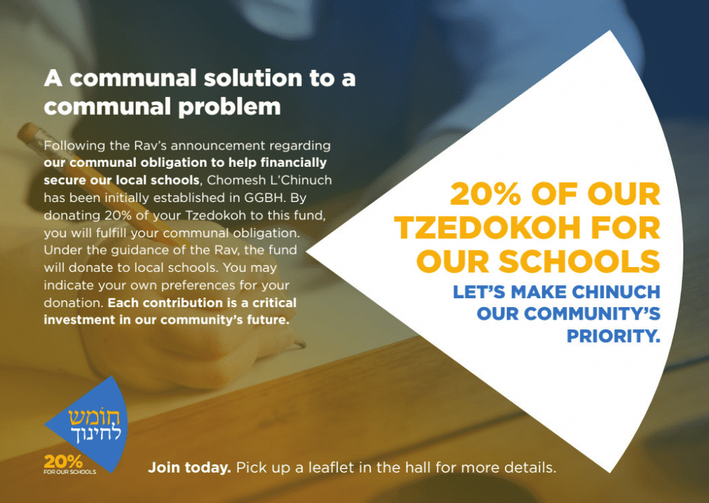 About - Chomesh l'Chinuch